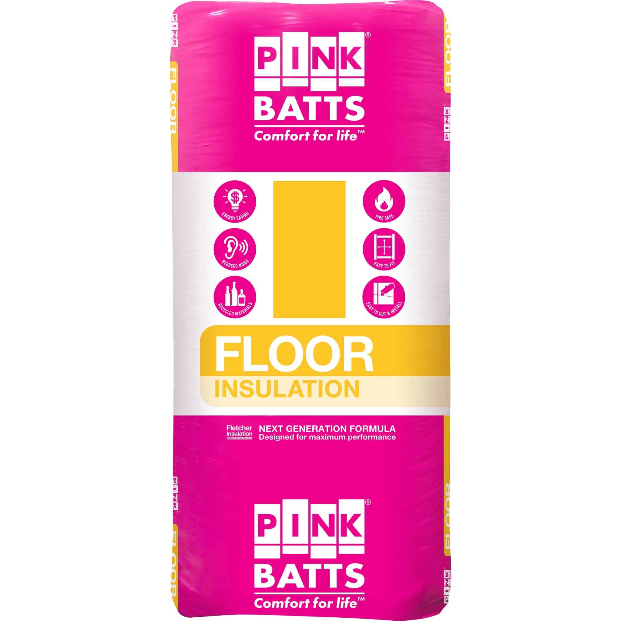 Pink® Floor Insulation Batts - Fletcher Insulation