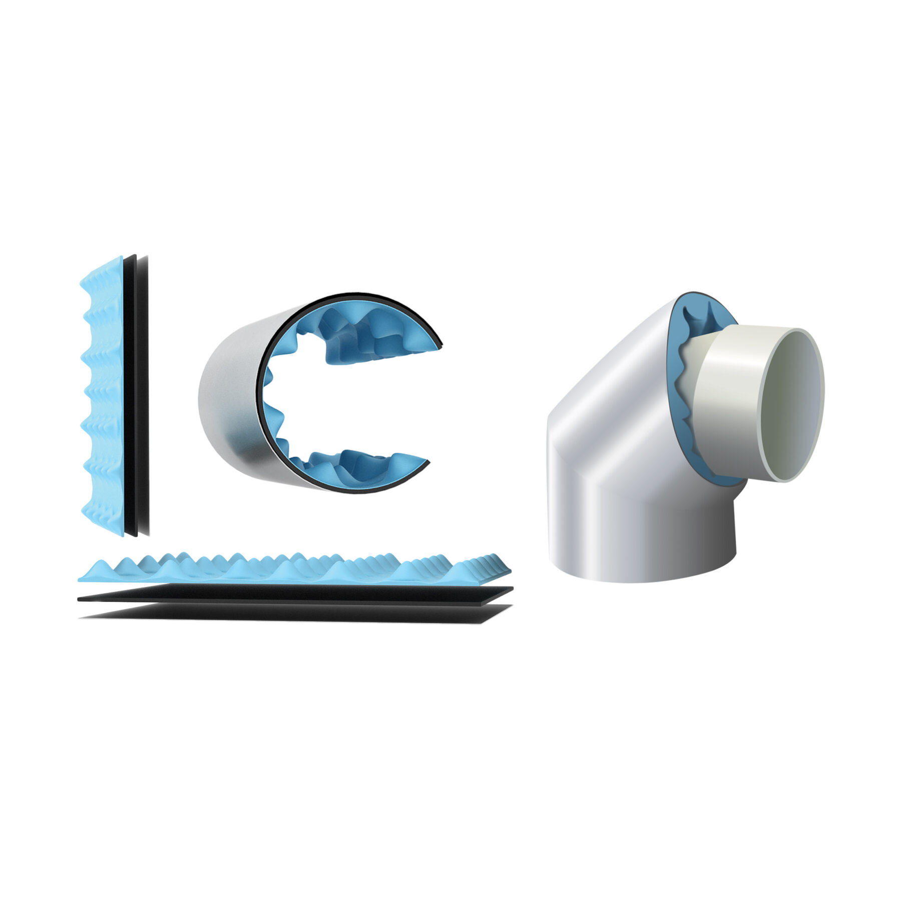 Pipe Acoustic Lagging- Reduce Noise Break-Outs